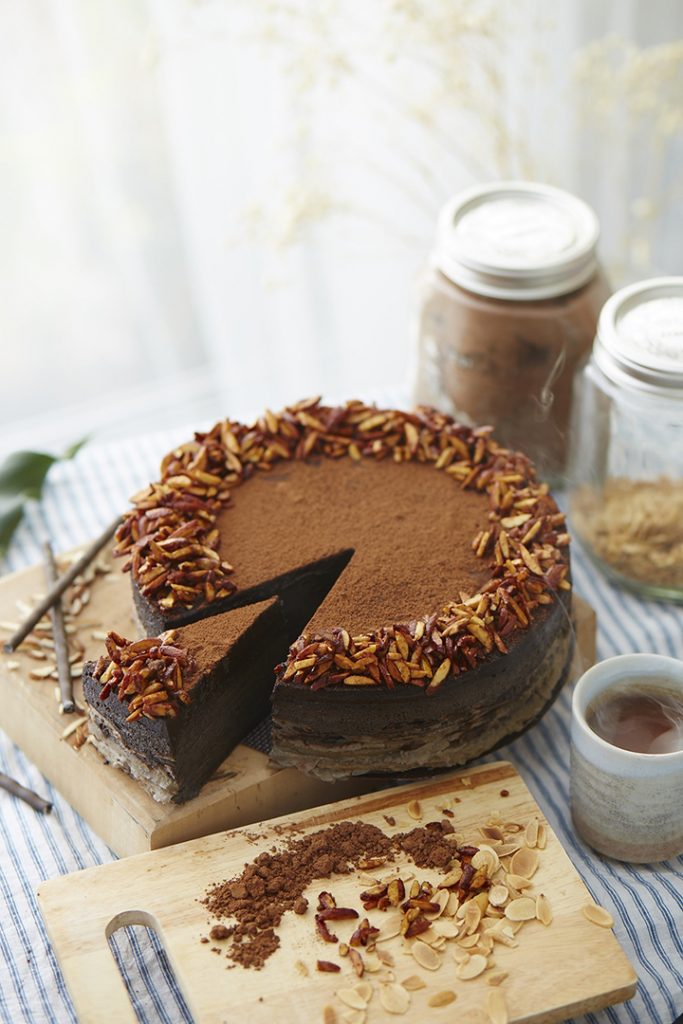 Fudge macaroon pie - Backwoods Home Magazine