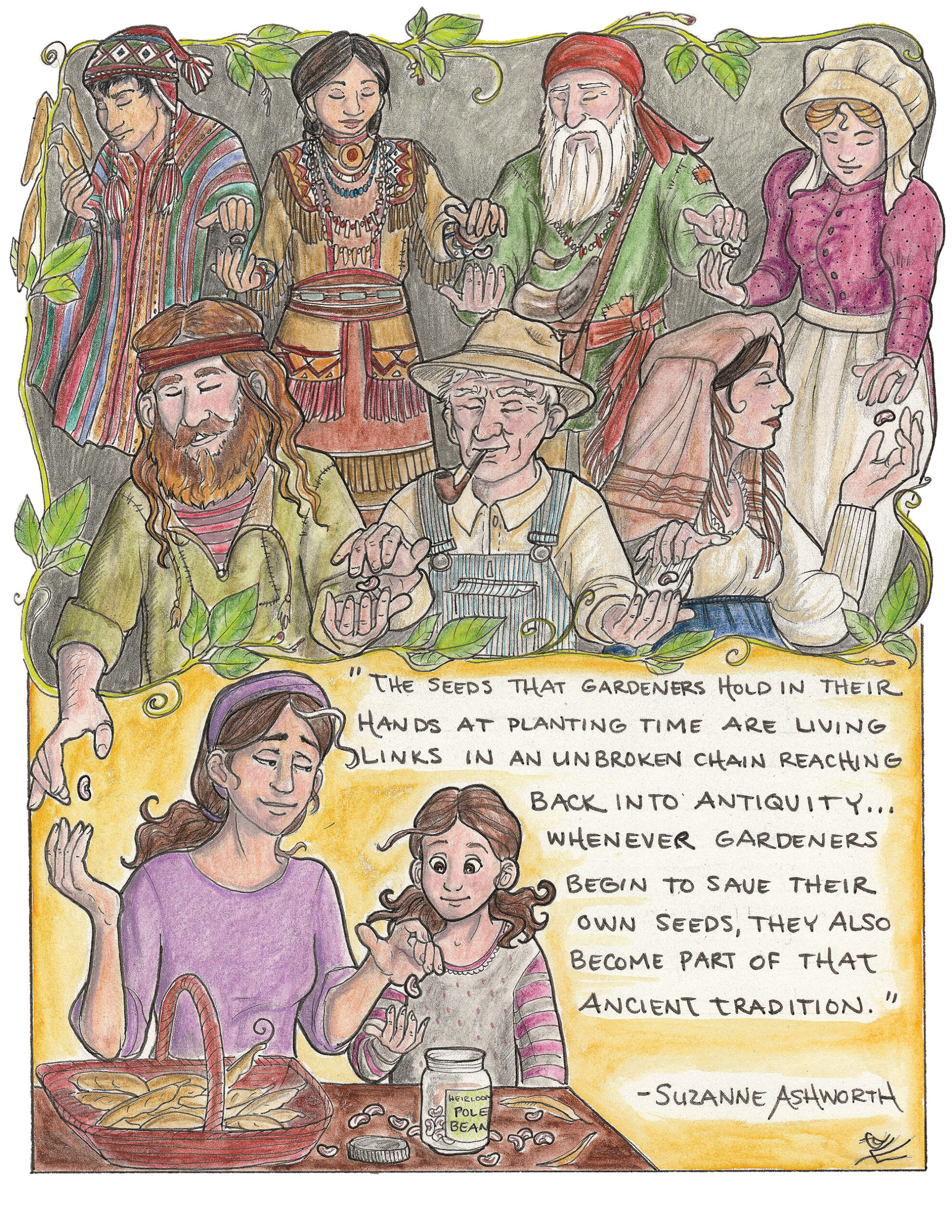 Tracing a bean - Backwoods Home Magazine