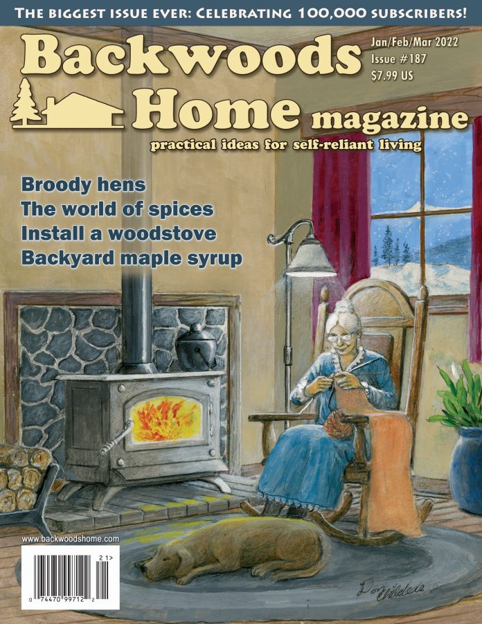 Issue #187: Jan/Feb/Mar 2022 | Backwoods Home Magazine